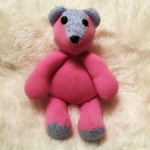 Small Teddy Bear/memory Bear/handmade Bear/memory of Loved One/keepsake ...