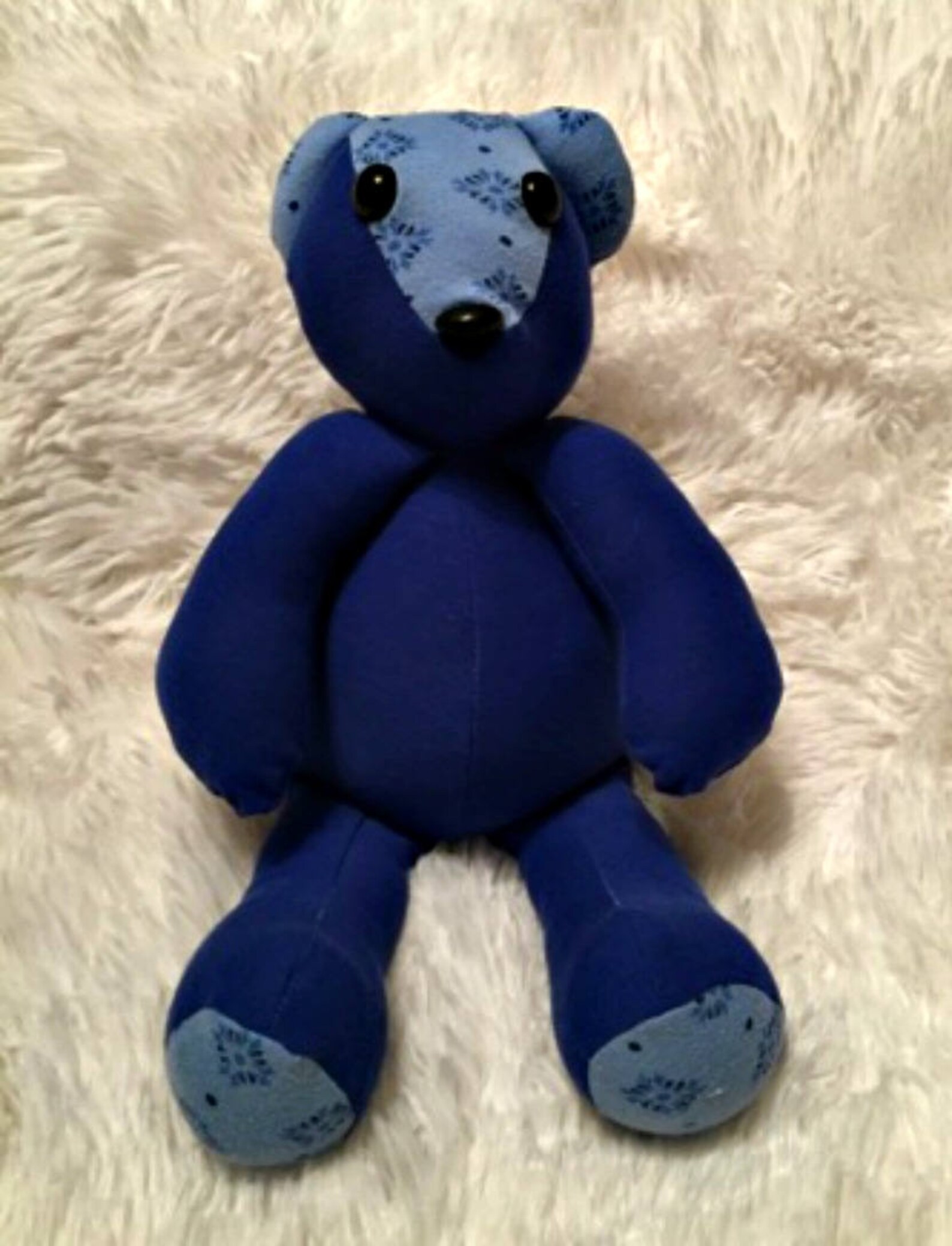 Small Teddy Bear/memory Bear/handmade Bear/memory of Loved - Etsy