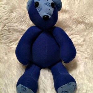 Small Teddy Bear/memory Bear/handmade Bear/memory of Loved One/keepsake ...