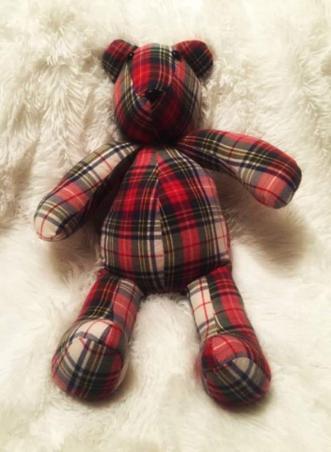 Teddy Bear/memory Bear/handmade Bear/memory of Loved One/keepsake Bear ...