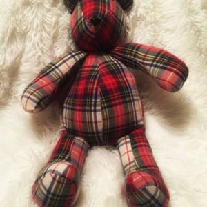Teddy Bear/memory Bear/handmade Bear/memory of Loved One/keepsake Bear ...
