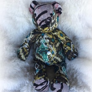 Teddy Bear/memory Bear/handmade Bear/memory of Loved One/keepsake Bear ...
