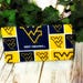 WVU Checkbook Cover/handmade/checkbook/ready to Ship/quilted Checkbook ...