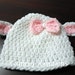 Crochet Lamb Hat, Newborn Lamb Hat, Baby Girl Hat, Toddler Hat/mary's ...