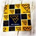 WVU Checkbook Cover/handmade/checkbook/ready to Ship/quilted Checkbook ...