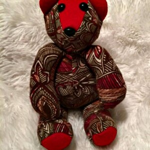 Small Teddy Bear/memory Bear/handmade Bear/memory of Loved One/keepsake ...