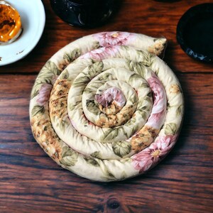 Yellow With Flowers Trivets/handmade Trivets/kitchen Decor/handmade ...