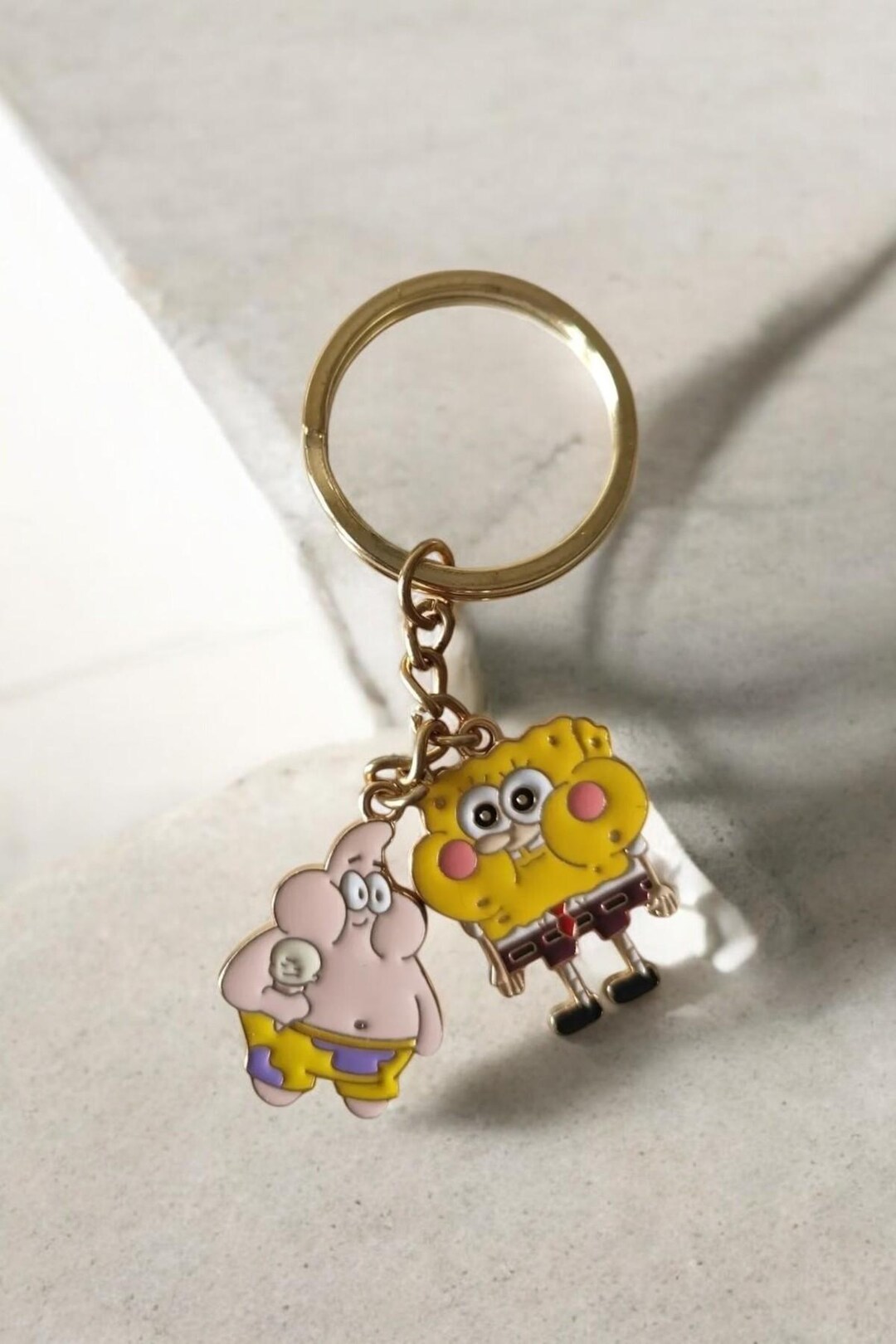Spongebob and Patrick Couple Keychain - Etsy