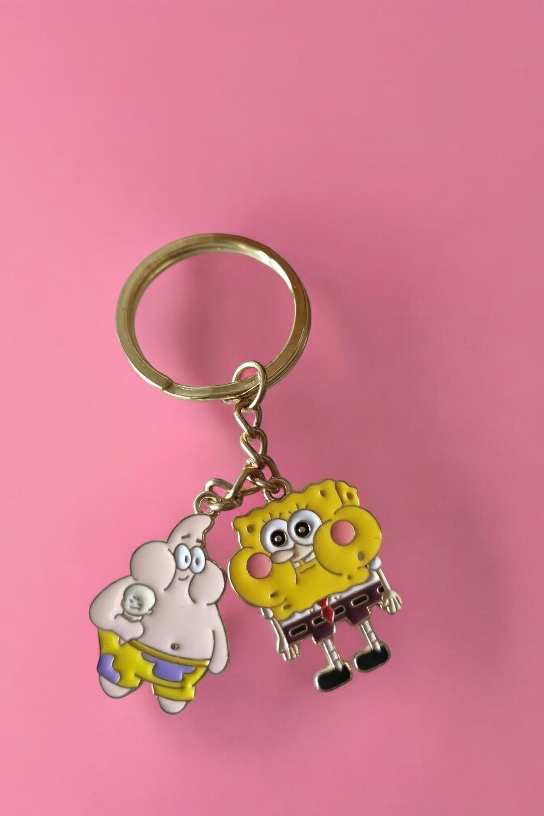 Spongebob and Patrick Couple Keychain - Etsy