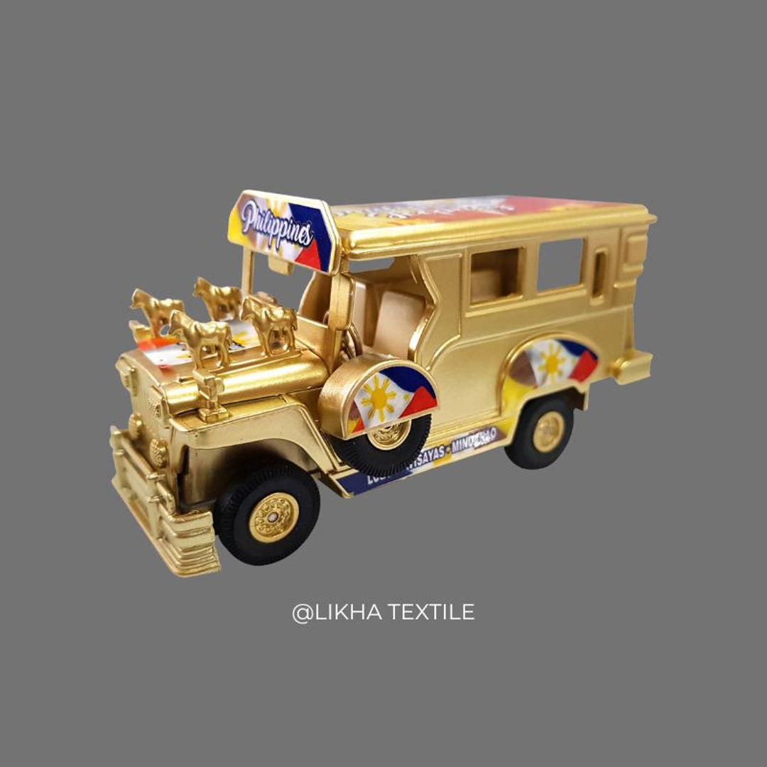 Gold Philippine Jeepney Die Cast Metal - Etsy