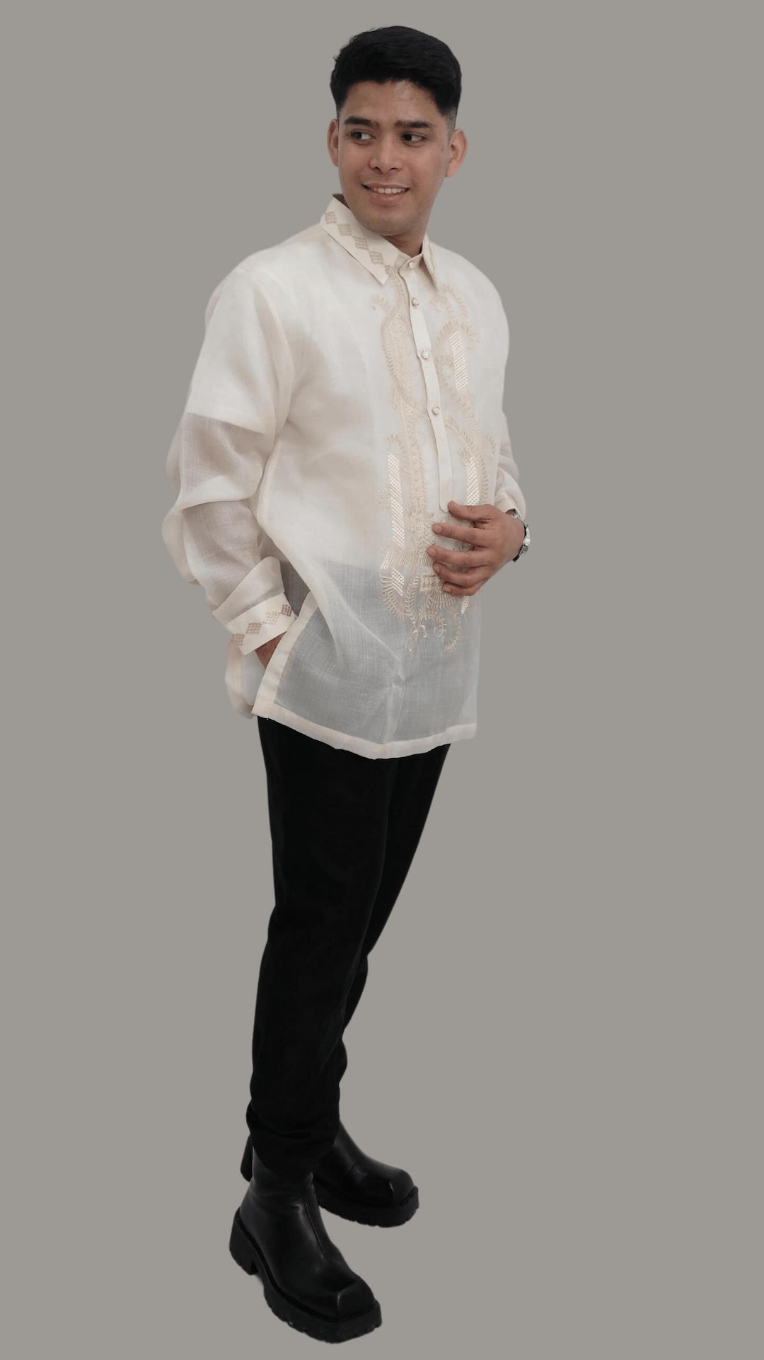 Premium Cocoon Barong Tagalog BR212 - Etsy