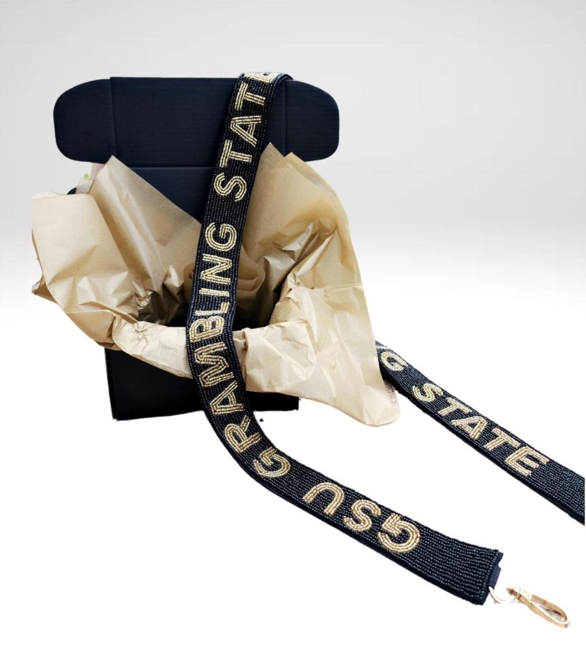 Custom Beaded Strap, Game Day Purse Strap, HBCU Purse Strap, Grambling ...