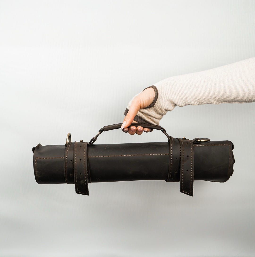 Chef Knife Bag and Leather Tool Roll Personalized Leather Knife Roll ...