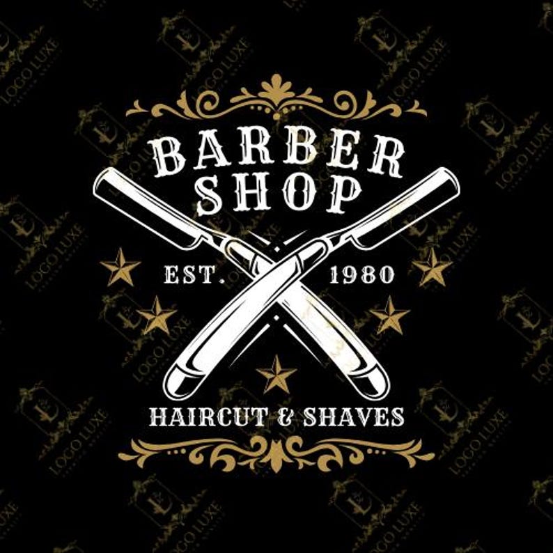 Personalized Barber, Haircut Logo Design Add Any Text or Colour Same ...