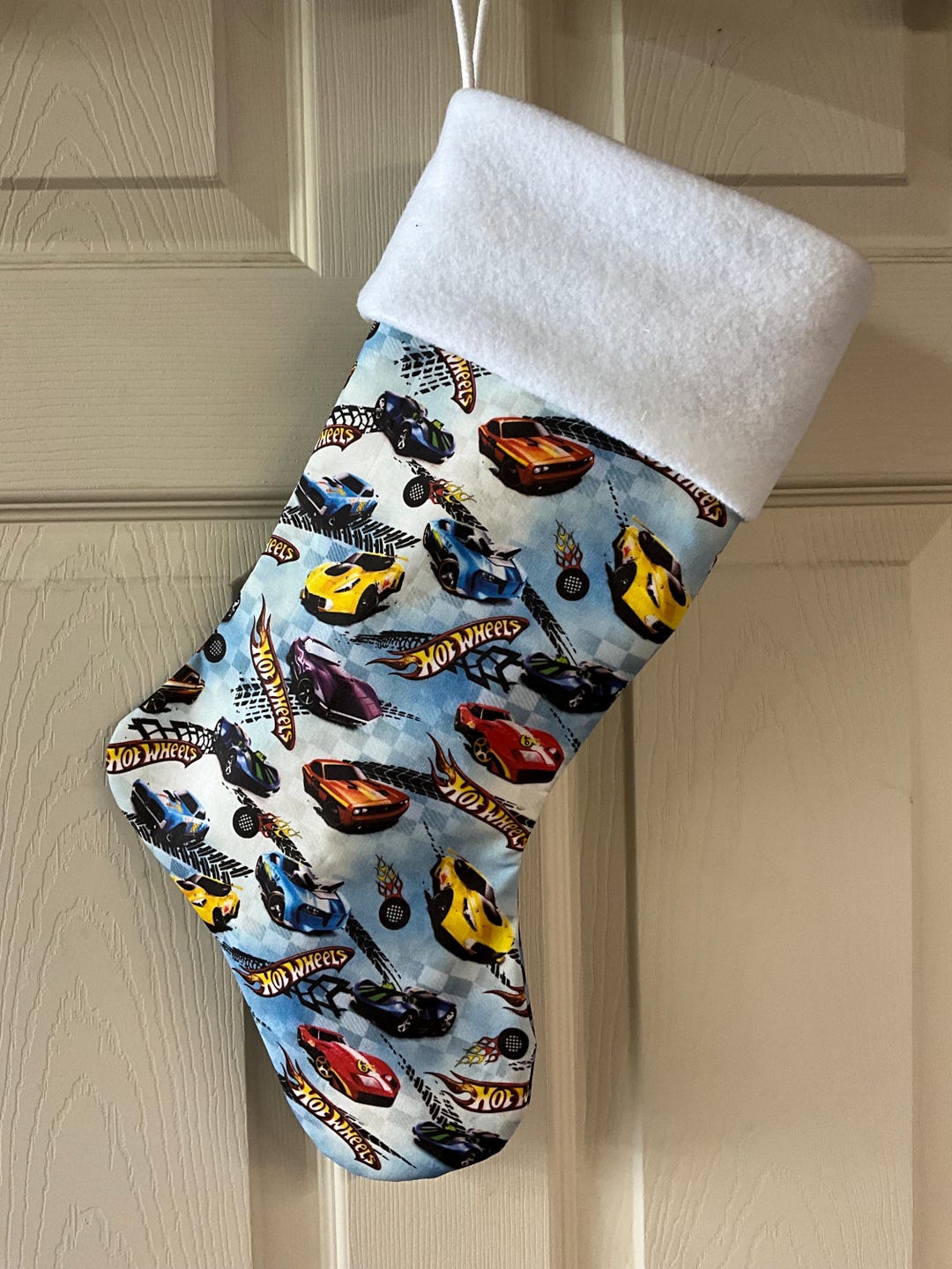 Hot Wheels Christmas Stocking - Etsy
