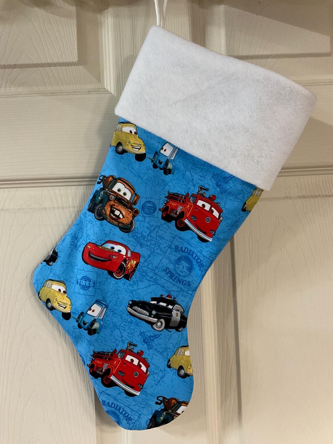 The Cars Christmas Stocking Kids Sports - Etsy