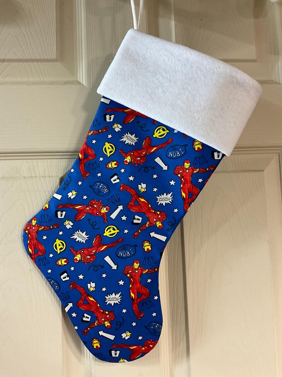 Iron Man Christmas Stocking - Etsy