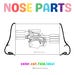Foldable Human Nose Anatomy Learning Activity for Kids | Cut and Paste ...