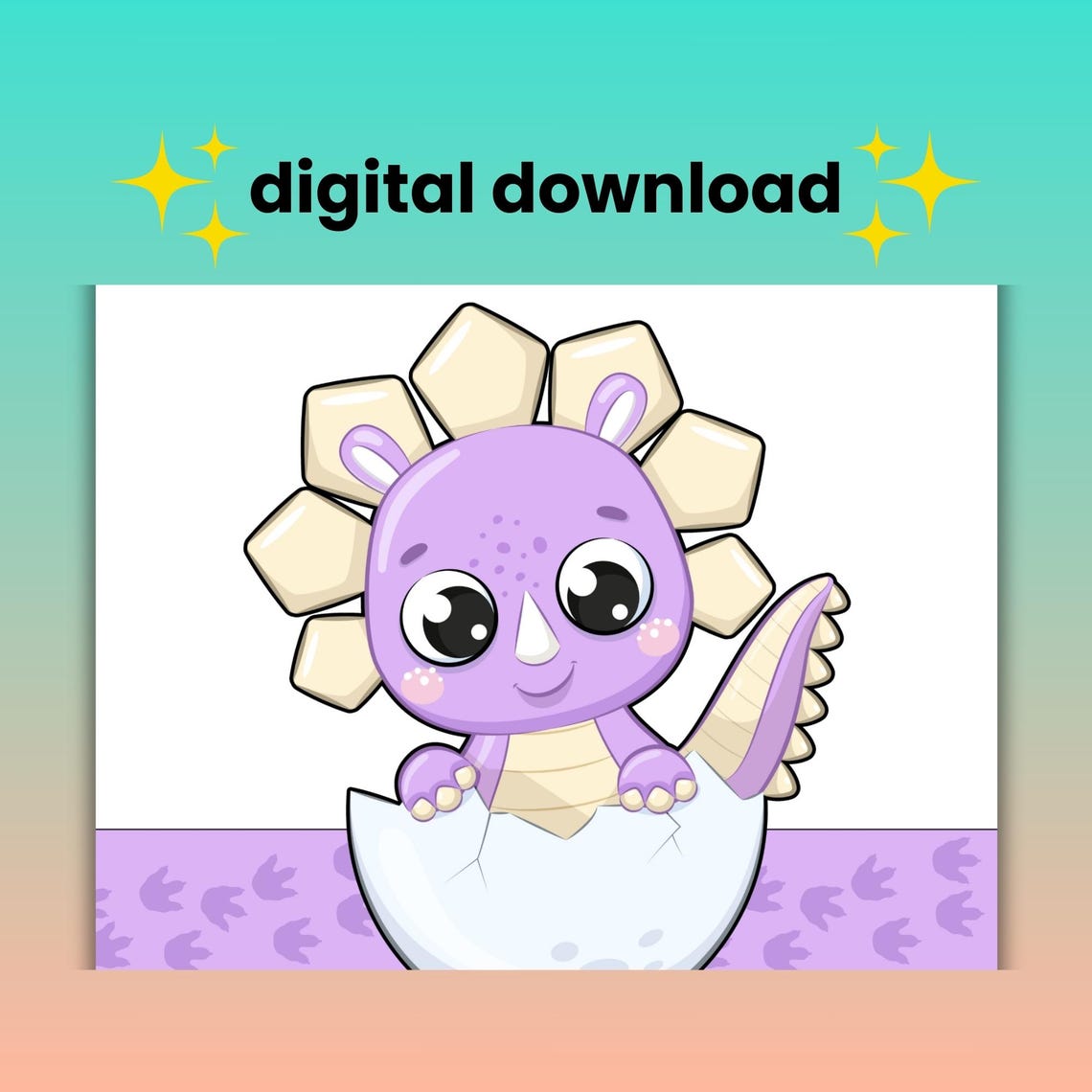 Baby Dinosaur Paper Crown | Printable Dino Crown for Kids' Birthday ...