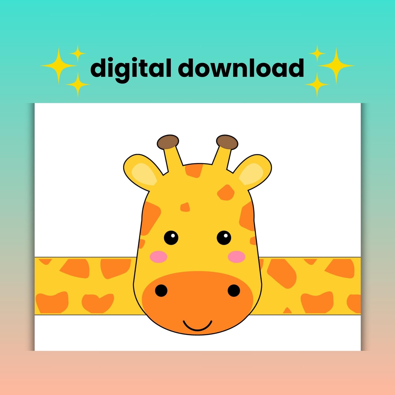 Safari Animal Paper Crown | Printable Jungle Crown for Kids' Birthday ...