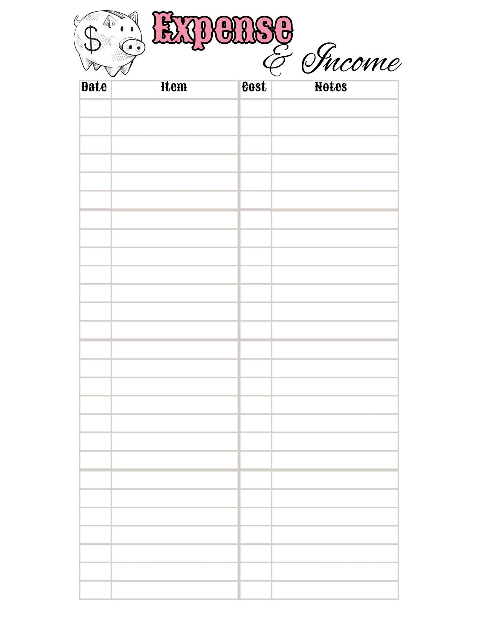 PRINTABLE Livestock Show Record Book, Pig Show, Show Mom, FFA, Record ...