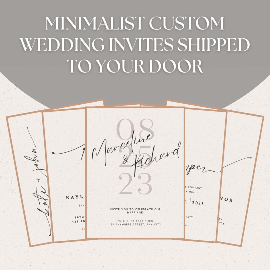 Personalized Wedding Invitations | Custom Wedding Stationery | Elegant ...