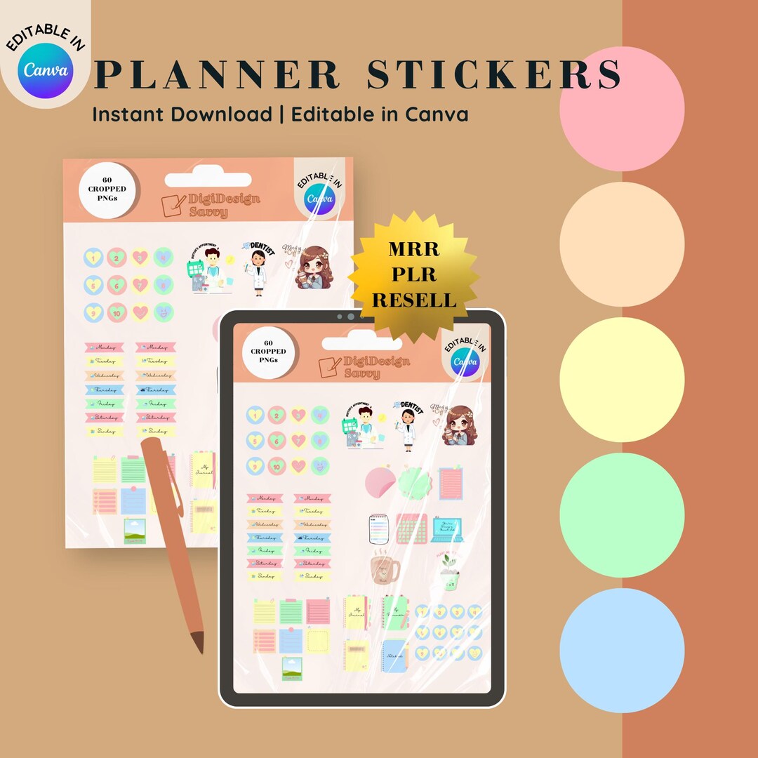 Everyday Life Digital Stickers, Daily Planner Stickers, Goodnotes ...