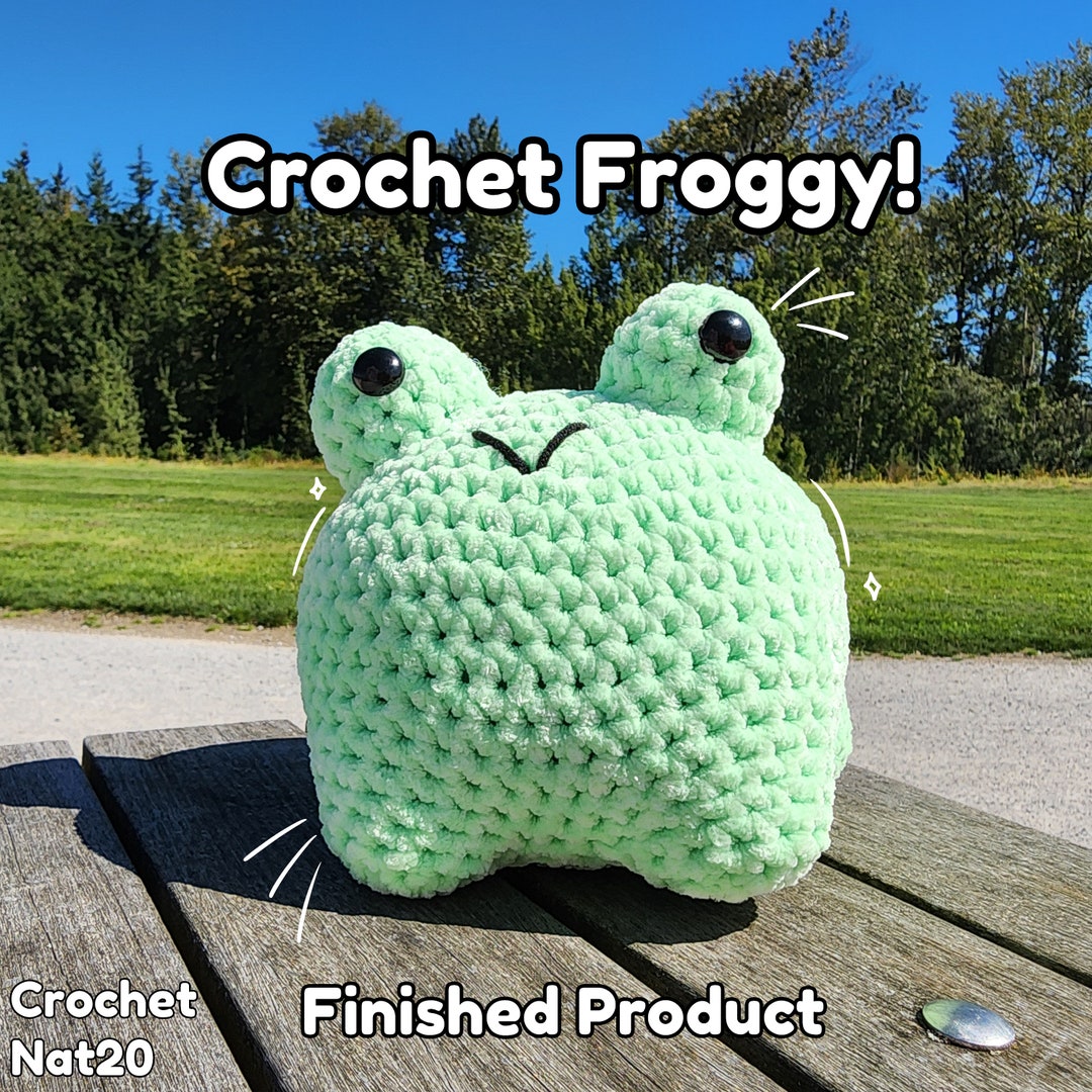 Chonk Frog Cute Crochet Amigurumi Chonky Froggy - Etsy