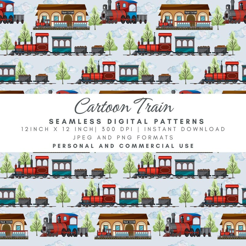 Train Fabric - Etsy