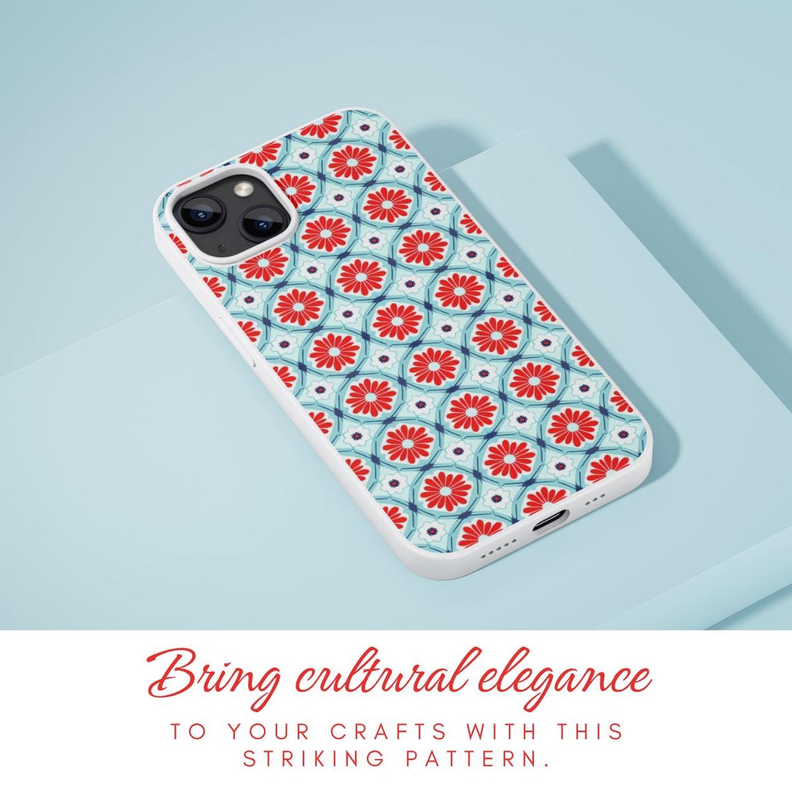 Peranakan Style Seamless Pattern, Chinoiserie Floral Digital Paper ...