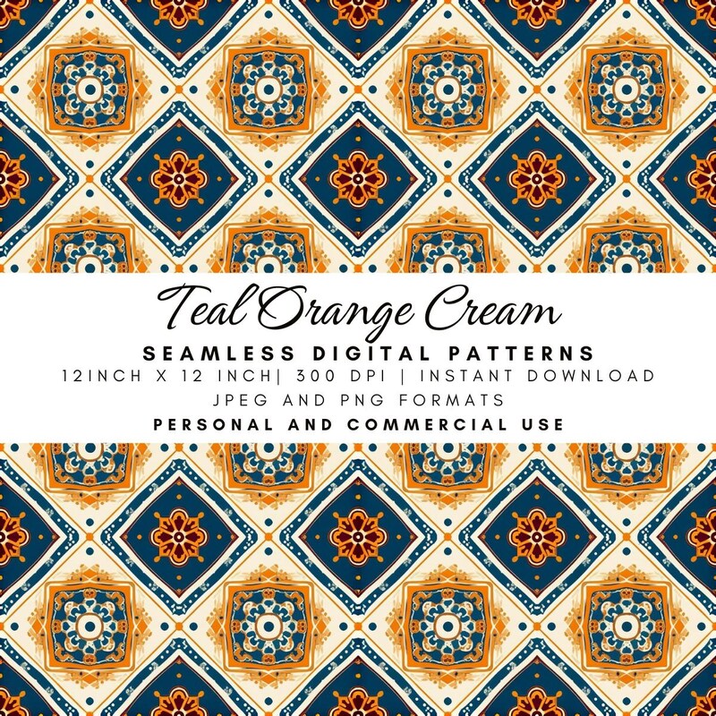 Bohemian Tiles - Etsy