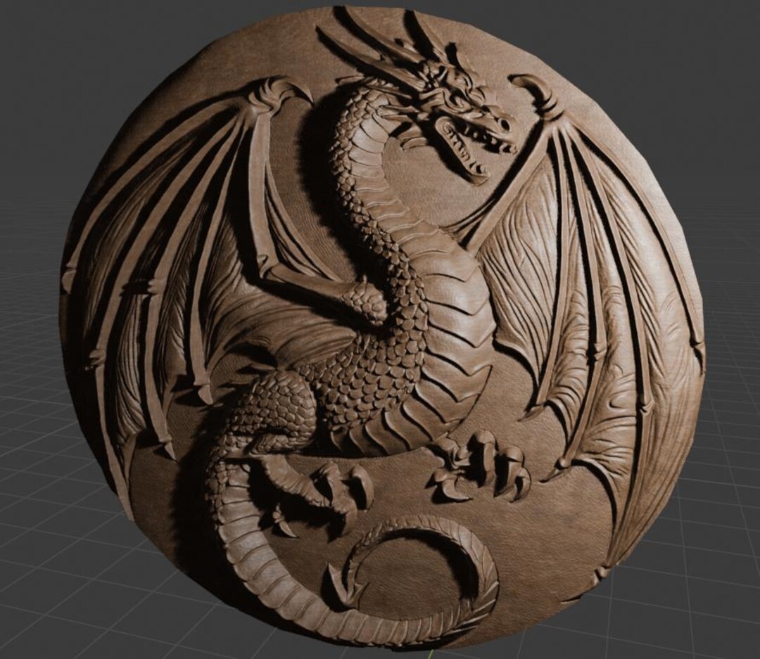 3D Print, Coin, Dragon, Stl, 3mf, Decorations, Souvenir, Animal, Gift ...