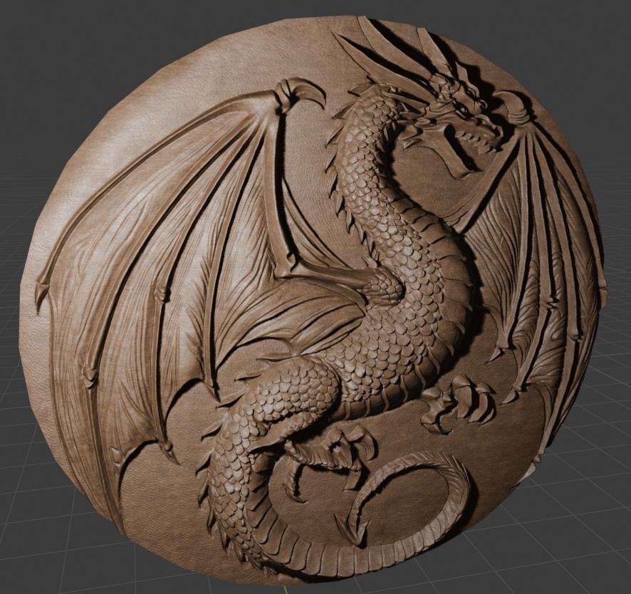 3D Print, Coin, Dragon, Stl, 3mf, Decorations, Souvenir, Animal, Gift ...
