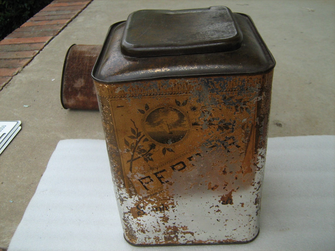 Large Antique Very Old General Store Tin Pepper Container - Etsy