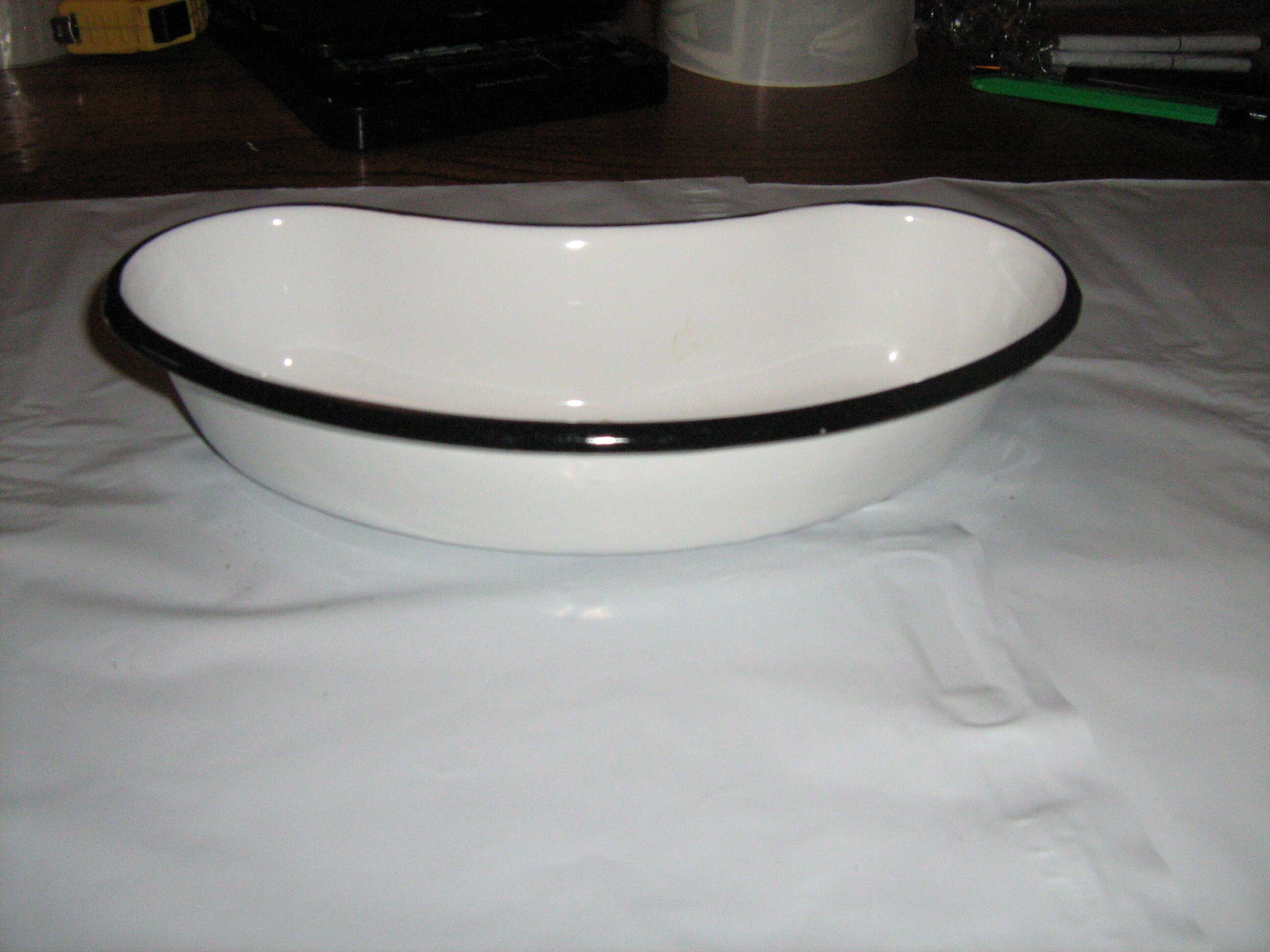 Vintage the Asepticon Co. New York Enamelware Kidney Shaped Hospital ...