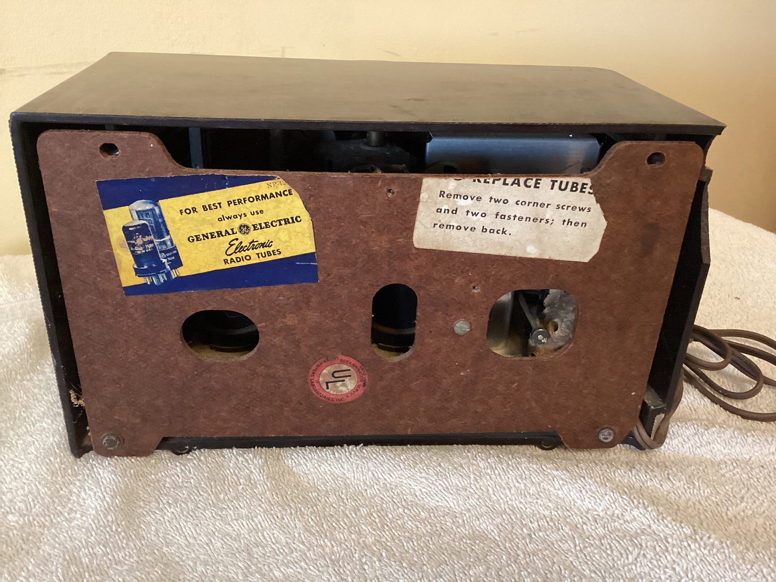 1950s Vintage General Electric Model 60 Radio With Alarm Clock - Etsy