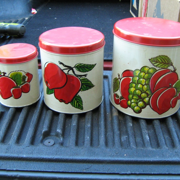 Fruit Canisters - Etsy
