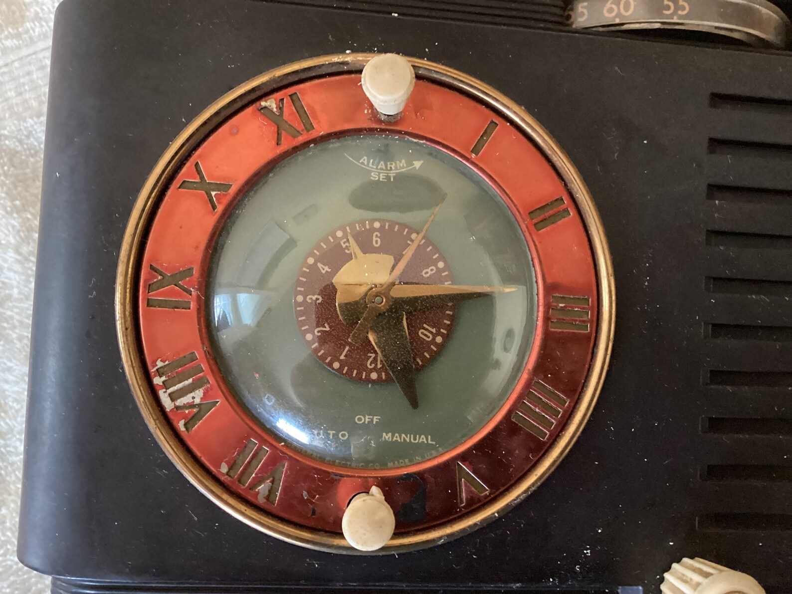 1950s Vintage General Electric Model 60 Radio With Alarm Clock - Etsy