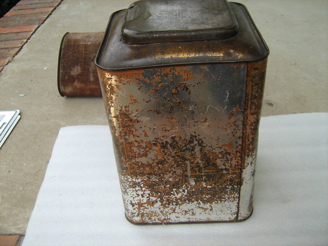 Large antique very old general store tin pepper container | Etsy