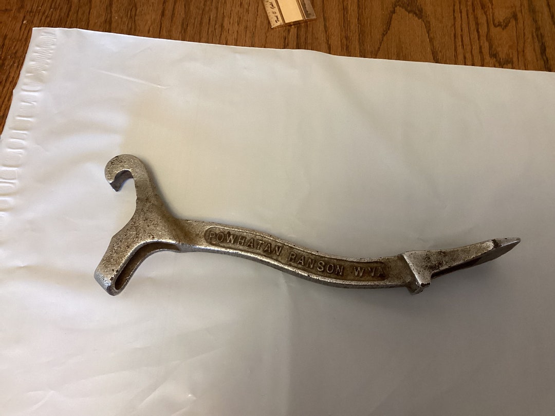 Powhatan Ranson W. Va. Fireman Spinner Wrench, Pry Bar No. 233 Fireman ...