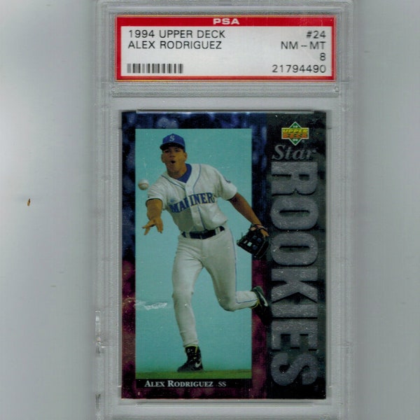 Alex Rodriguez Rookie Card - Etsy