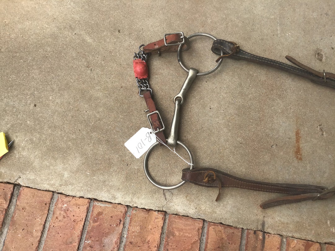 Vintage Barn Find Nice Leather Horse Halter Bit. B-101 - Etsy