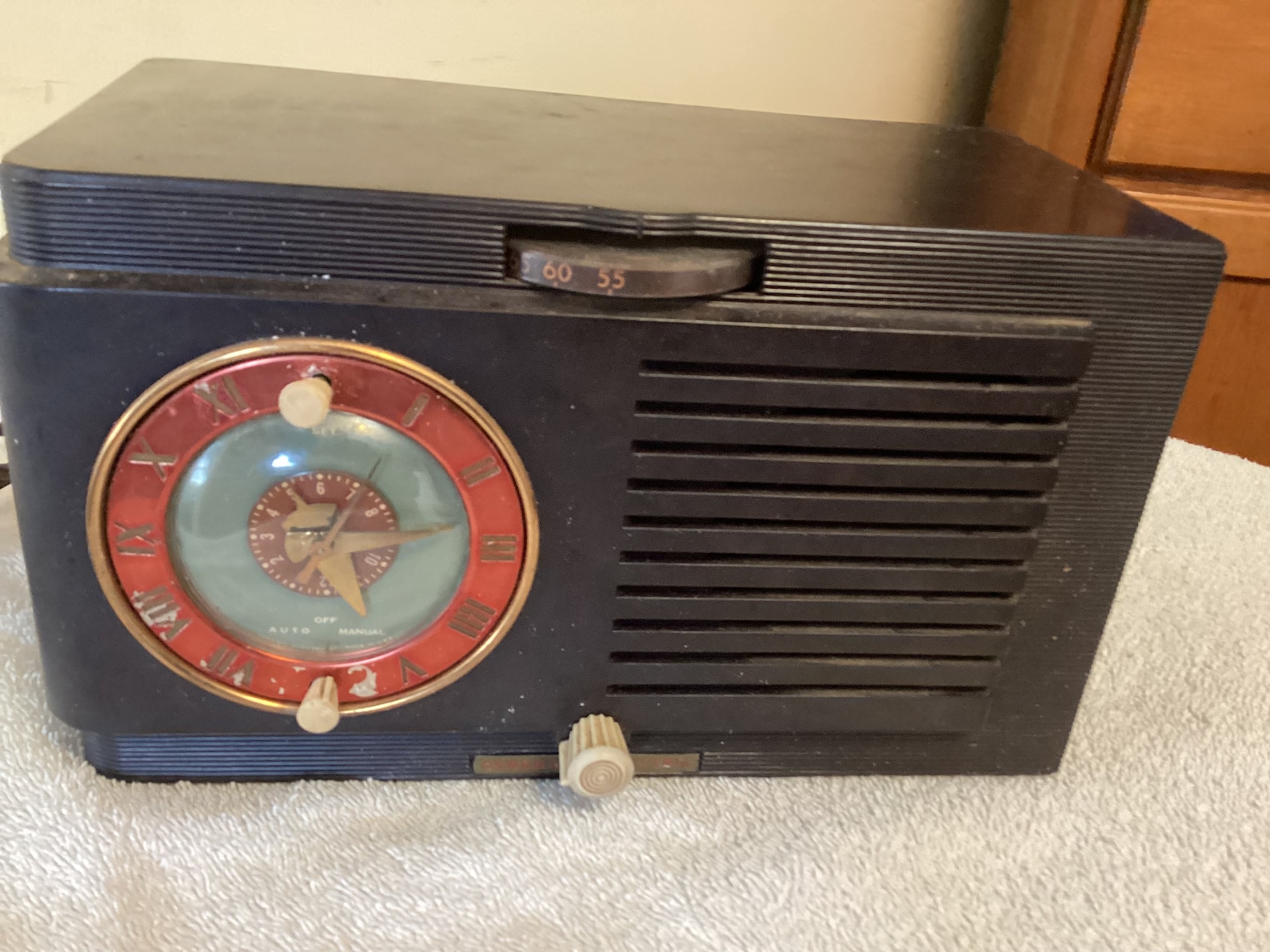 1950s Vintage General Electric Model 60 Radio With Alarm Clock - Etsy