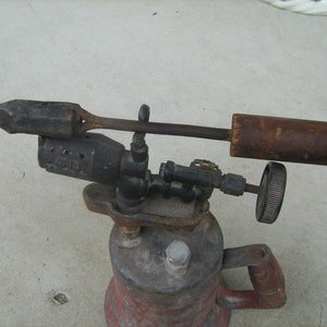 Vintage Wood Handle Otto Bernz Co. Rochester Ny.plumbers Blow Torch ...