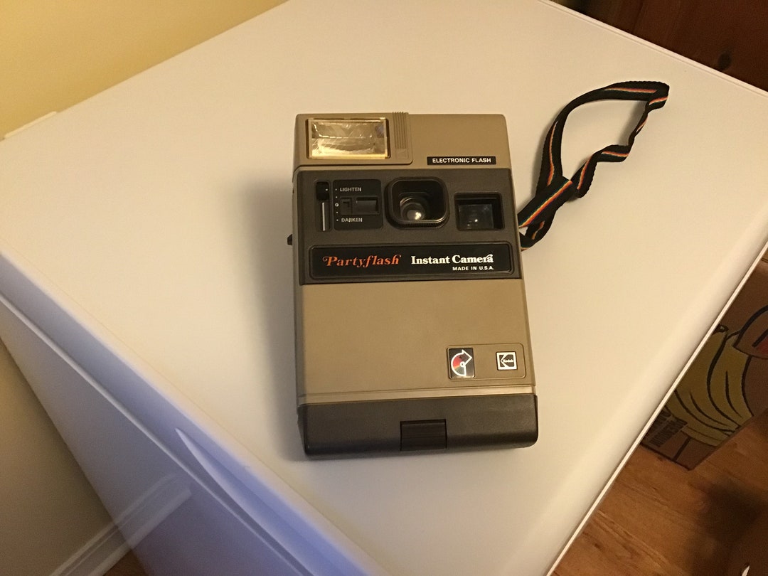 Vintage Kodak Party Flash Instant Camera With Strap - Etsy