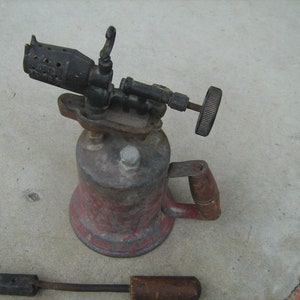 Vintage Wood Handle Otto Bernz Co. Rochester Ny.plumbers Blow Torch ...