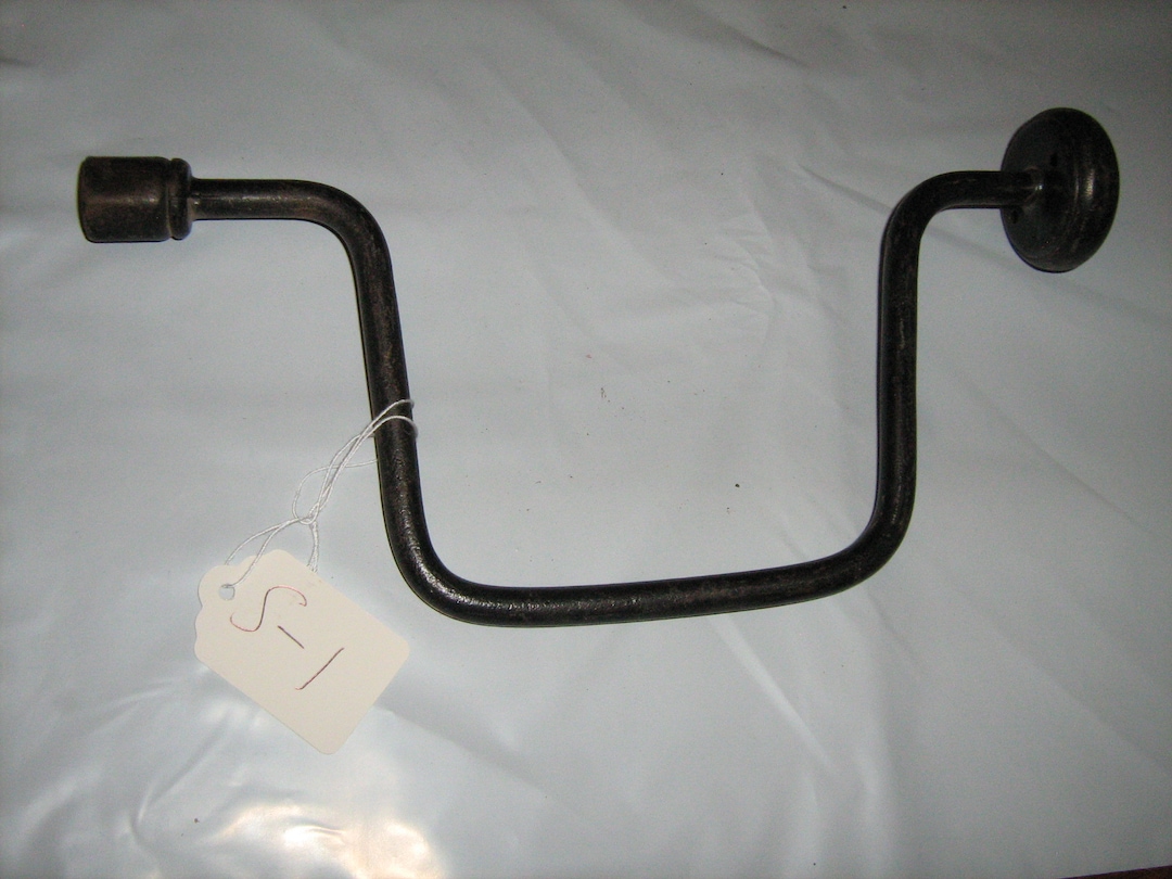 Vintage Antique Old Tool Hand Crank Speed Ratchet With Spinning End Cap ...
