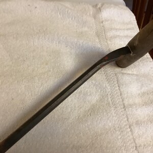 Barn Find Vintage Wood Handle Extra Long Primitive Hay Hook 22” Long. H ...