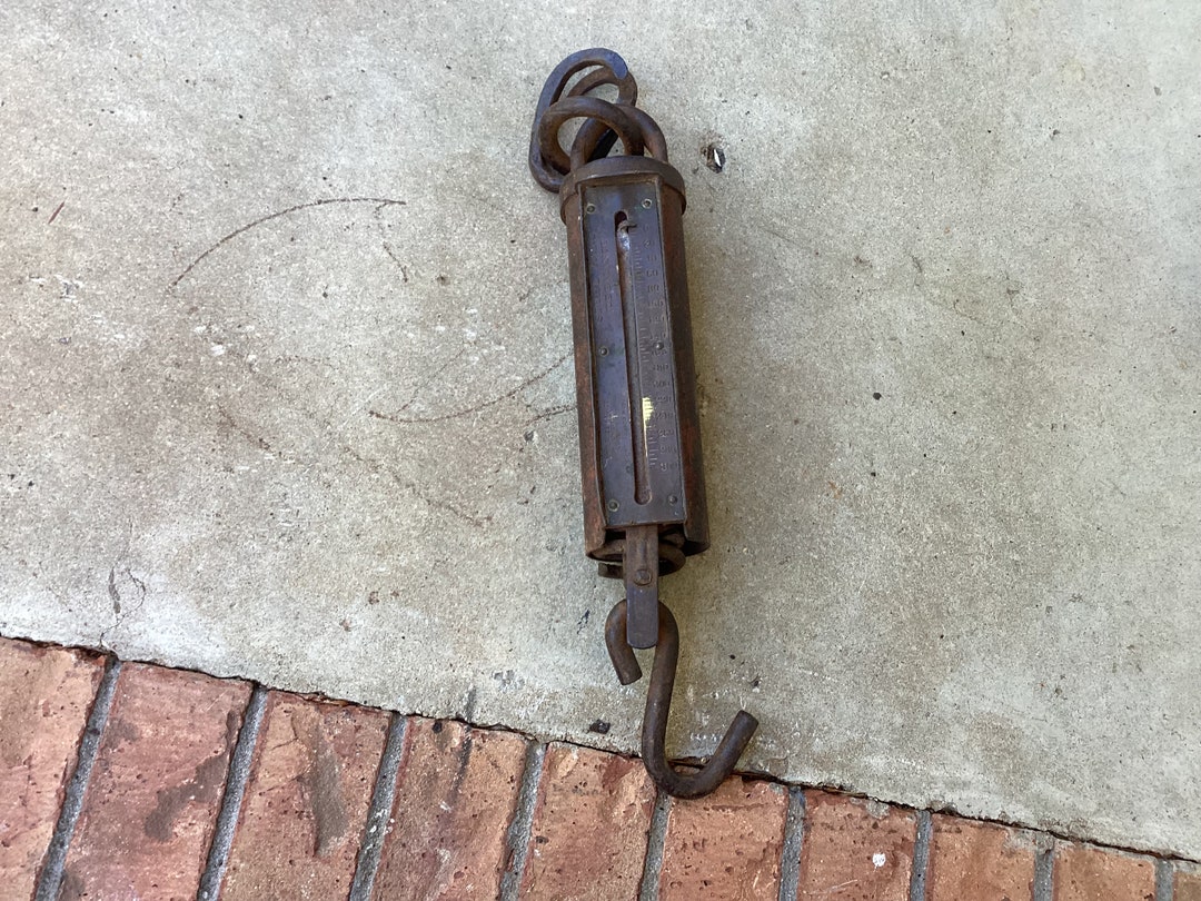 Antique Pelouze Mfg. Co. Chicago Pat. 1903 Hanging Steel King Ice ...