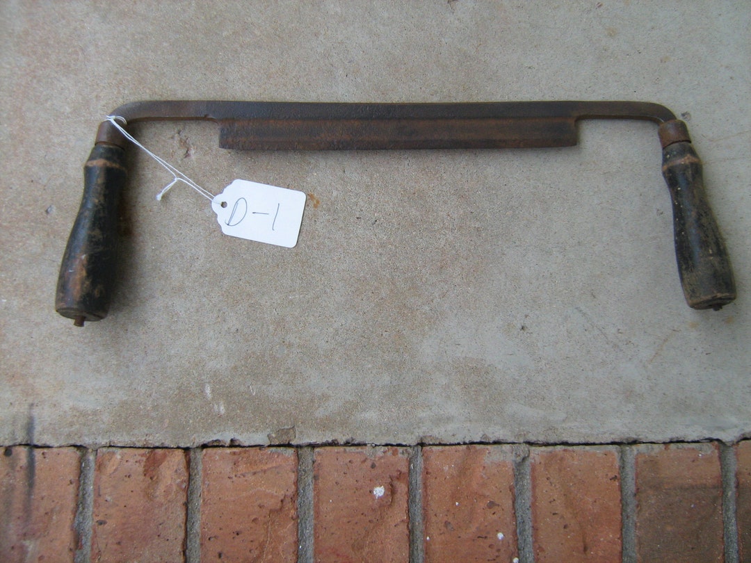 Vintage Wood Handle Draw Knife D-1 - Etsy